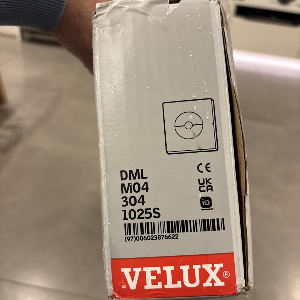 Velux DML M04 1025S Remote Electric Window Blind Blackout White | eBay UK