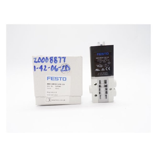 FESTO MHE3-MS1H-3/2G-1/8 525147 21,6-26,4VDC 1A NSMP | eBay