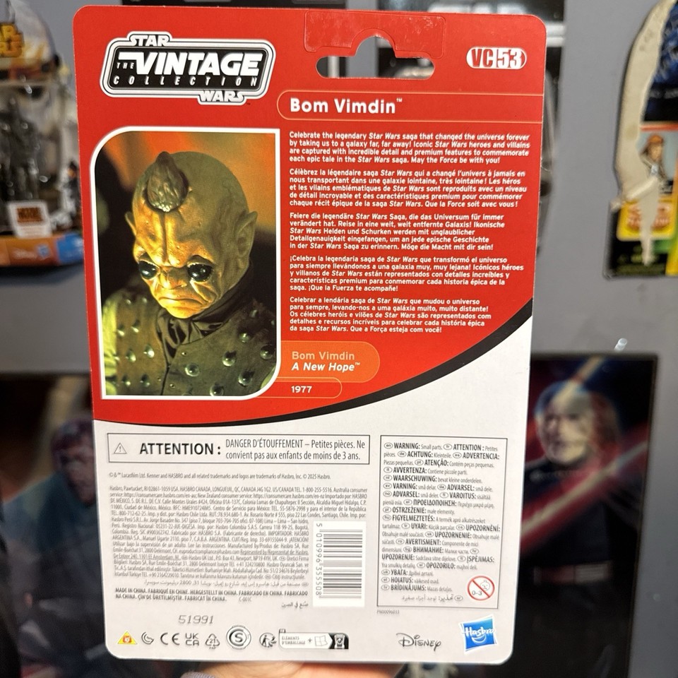 Star Wars Bom Vimdin action figure 2025 Vintage Collection VC53 Hasbro ...