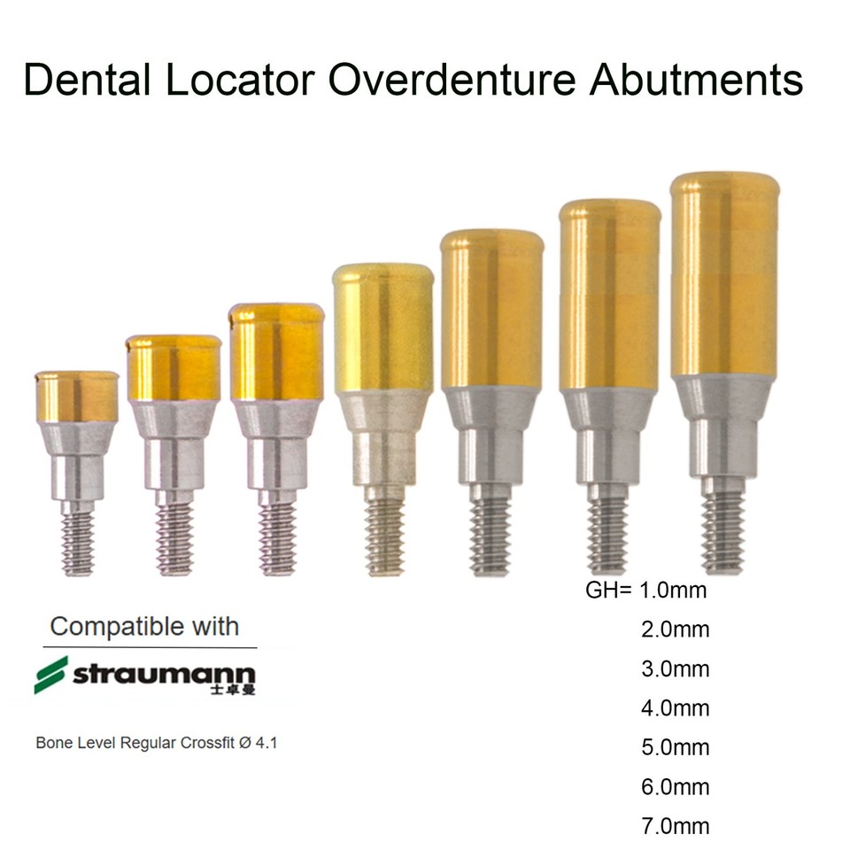 Locator abutment 1-7.0mm fits ITI/Straumann NC/RC B0ne Level Tapered ...