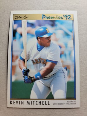 1992 O-Pee-Chee Premier - Kevin Mitchell - #97 - Seattle Mariners | eBay
