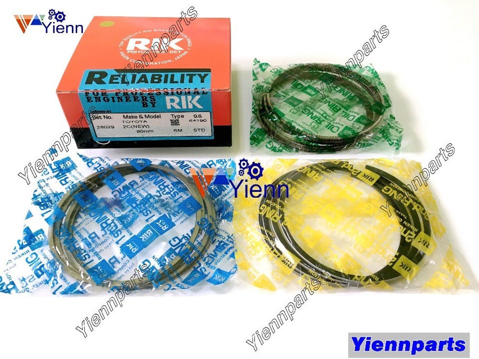 For TOYOTA 2C 2C-T 2CT Engine Overhaul Rebuild Kit CALDINA VISTA CORONA ...