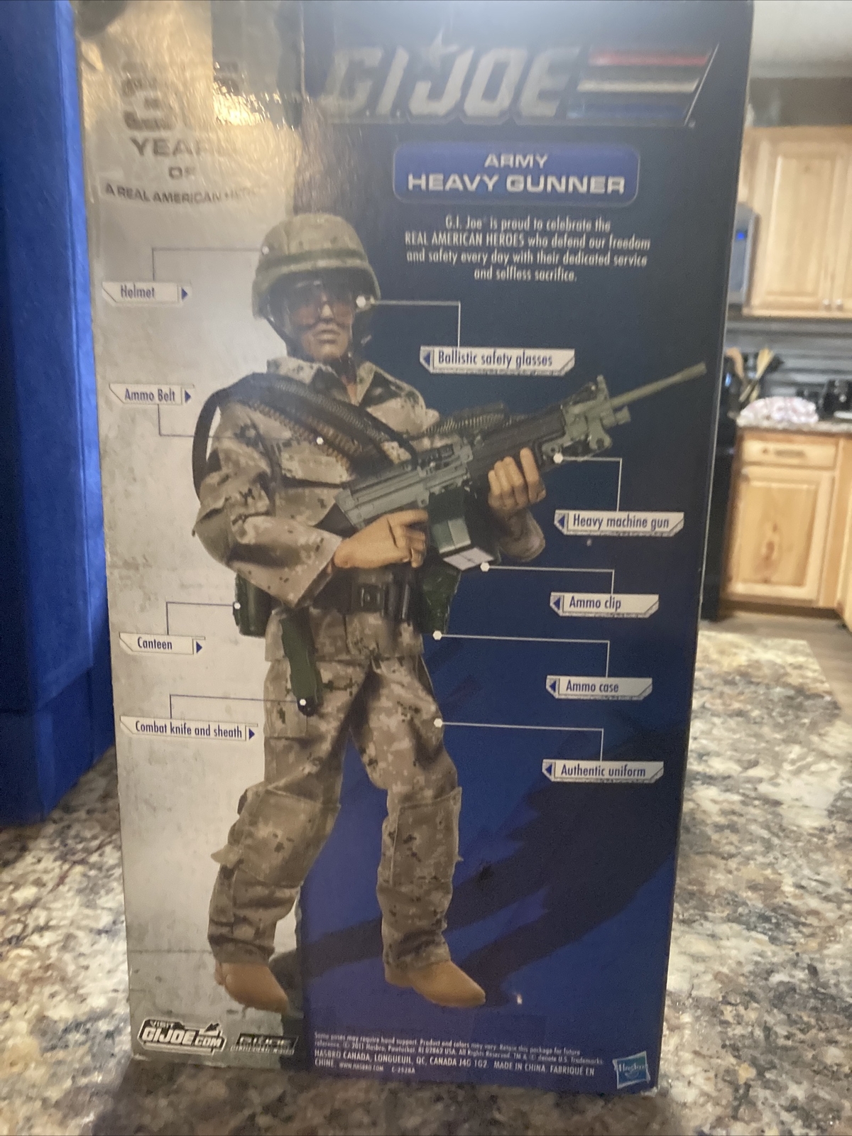 GI Joe Army Heavy Gunner 12" Action Figure 2011 Hasbro 35823 | eBay