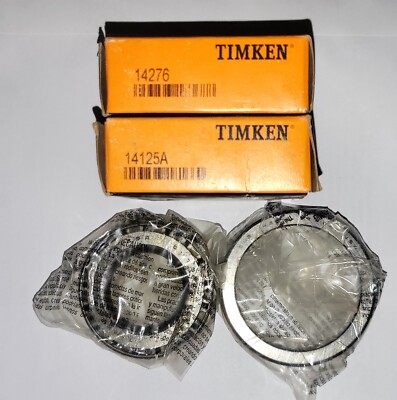TIMKEN 14125A / 14276 Tapered Roller Bearings Set | eBay