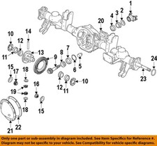 Genuine BMWi Rear Axle-differential Pumpkin Cover Gasket 33127520872 ...
