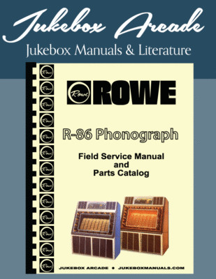 NEW! ROWE R-86 Service Manual, Parts Catalog & Troubleshooting Guide | eBay