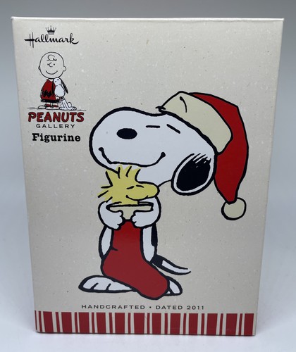 Hallmark Peanuts Gallery Figurine 2011 Happiness Is A Full Stocking New ...