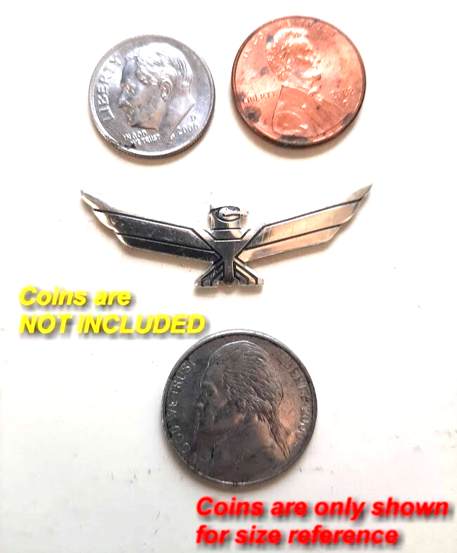 Very Little GOLD SWEEP EAGLE EMBLEM 1-3/4" x 1/2" Honda Goldwing 1200 ...