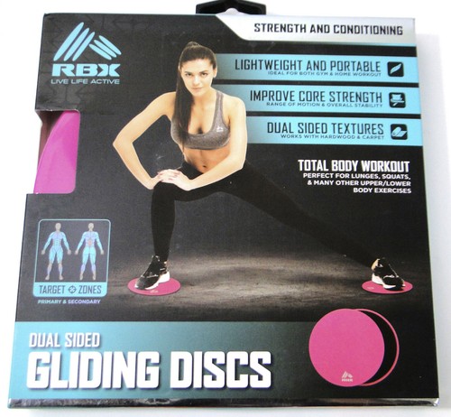 RBX LIVE LIFE ACTIVE DUAL SIDED TEXTURES GLIDING DISCS NEW PINK | eBay