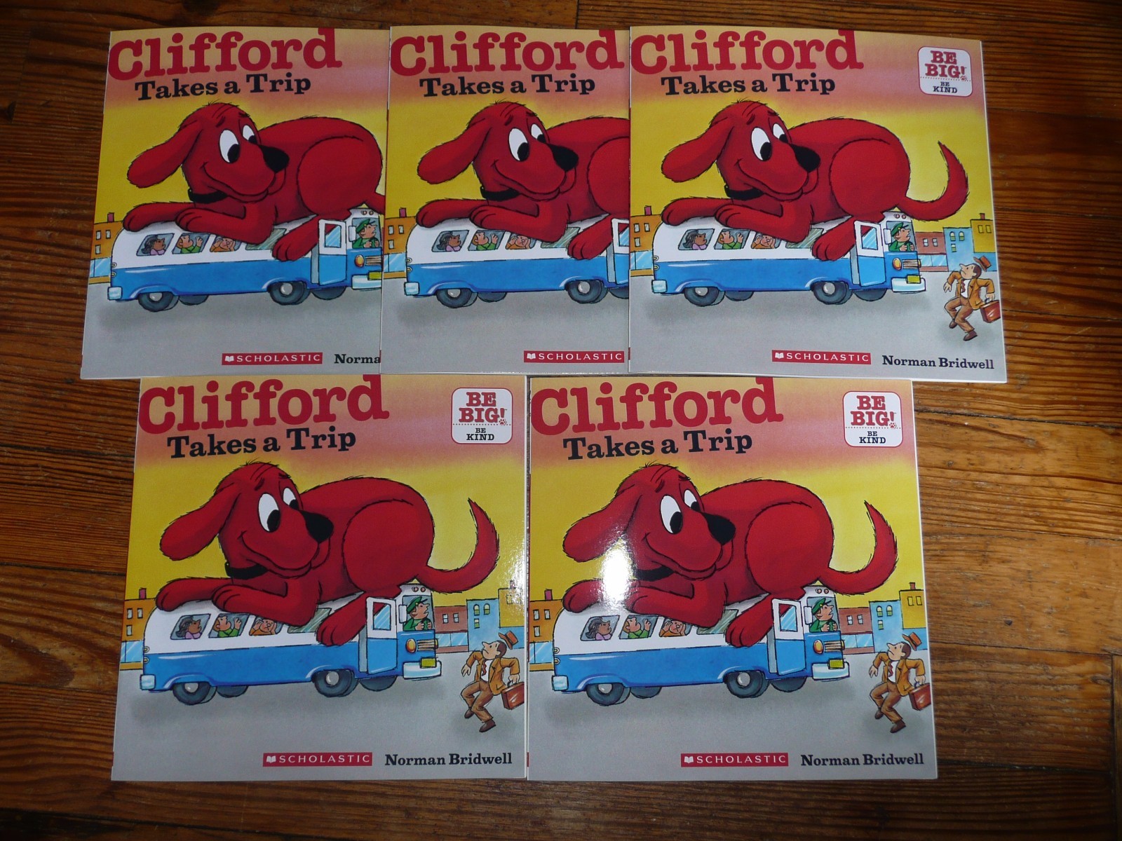 NEW Lot 5 copies CLIFFORD TAKES a TRIP Norman Bridwell GUIDED READING ...