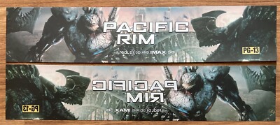 📽 3D IMAX Pacific Rim (2013) - Double-Sided - Movie Theater Mylar ...