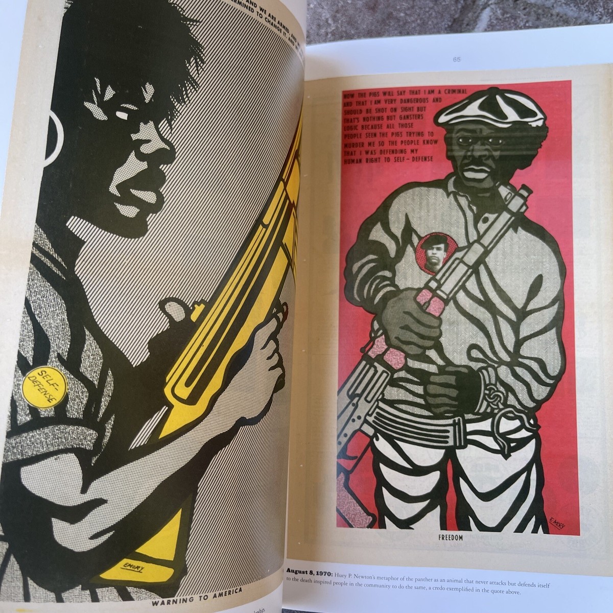 Emory Douglas Arte Della Pantera Nera All Power To The People. Então