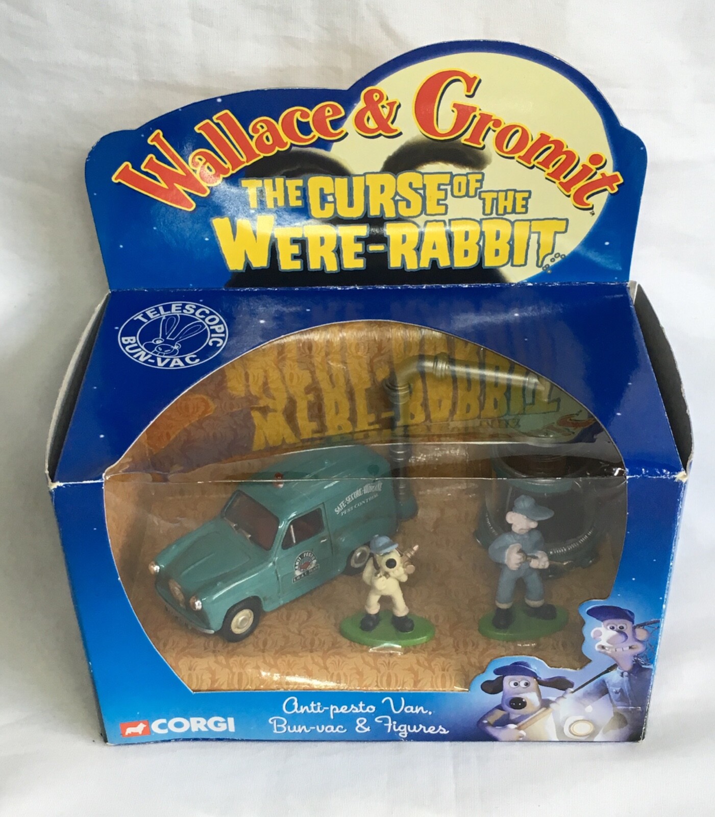 Boxed Corgi Wallace and Gromit Were-rabbit Anti-Pesto Van with Bun-vac ...