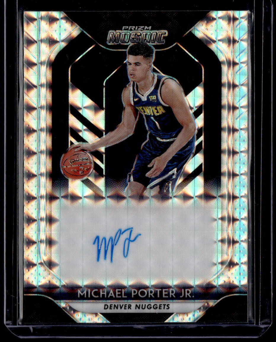 2018 Panini Prizm Mosaic Michael Porter Jr Auto Autograph | eBay