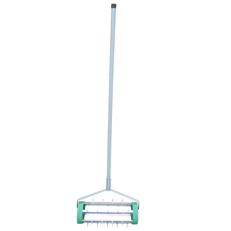 SAXON Rolling Lawn Scarifier Aerator Roller Spike Tool Rolling Garden ...