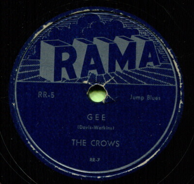 CROWS (Gee / I Love You So) R&B/SOUL 78 RPM RECORD | eBay