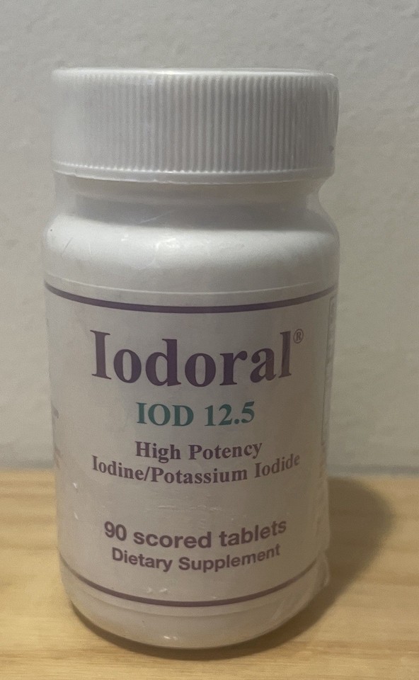 Optimox Iodoral 12.5 mg High Potency Dietary Supplement 90 Tablets 2 ...