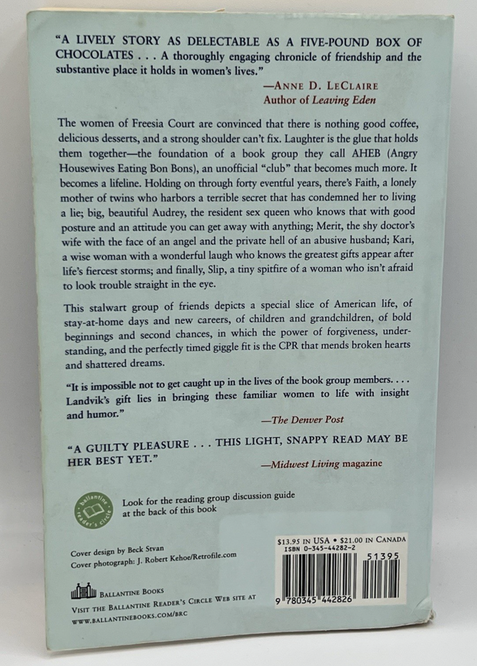 Lot of 4 Lorna Landvik Books Angry Housewives, Oh My Stars, Tall Pine ...