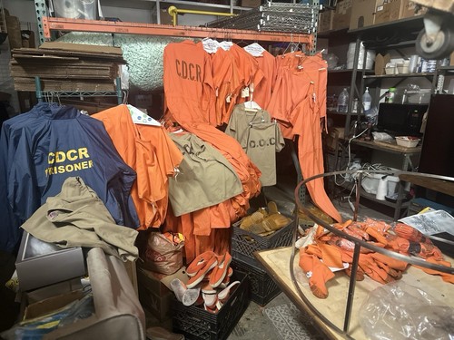 3 PC COUNTY JAIL Bob Barker Prison Prisioner Inmate Jumpsuit SM M LG XL ...