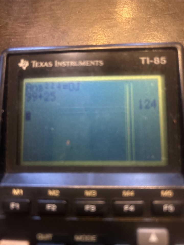 Texas Instruments TI-85 Graphing Calculator with Case Tested And ...