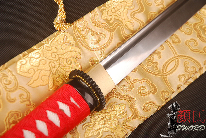 Red Ninja Sword Sharp 1095 Carbon Steel Japanese Unokubitsukuri ...