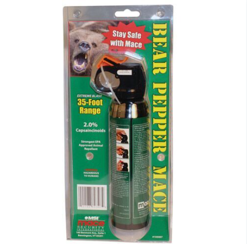 Mace Bear Repellent Pepper Spray 9 Oz Self Defense Free Shipping USA ...