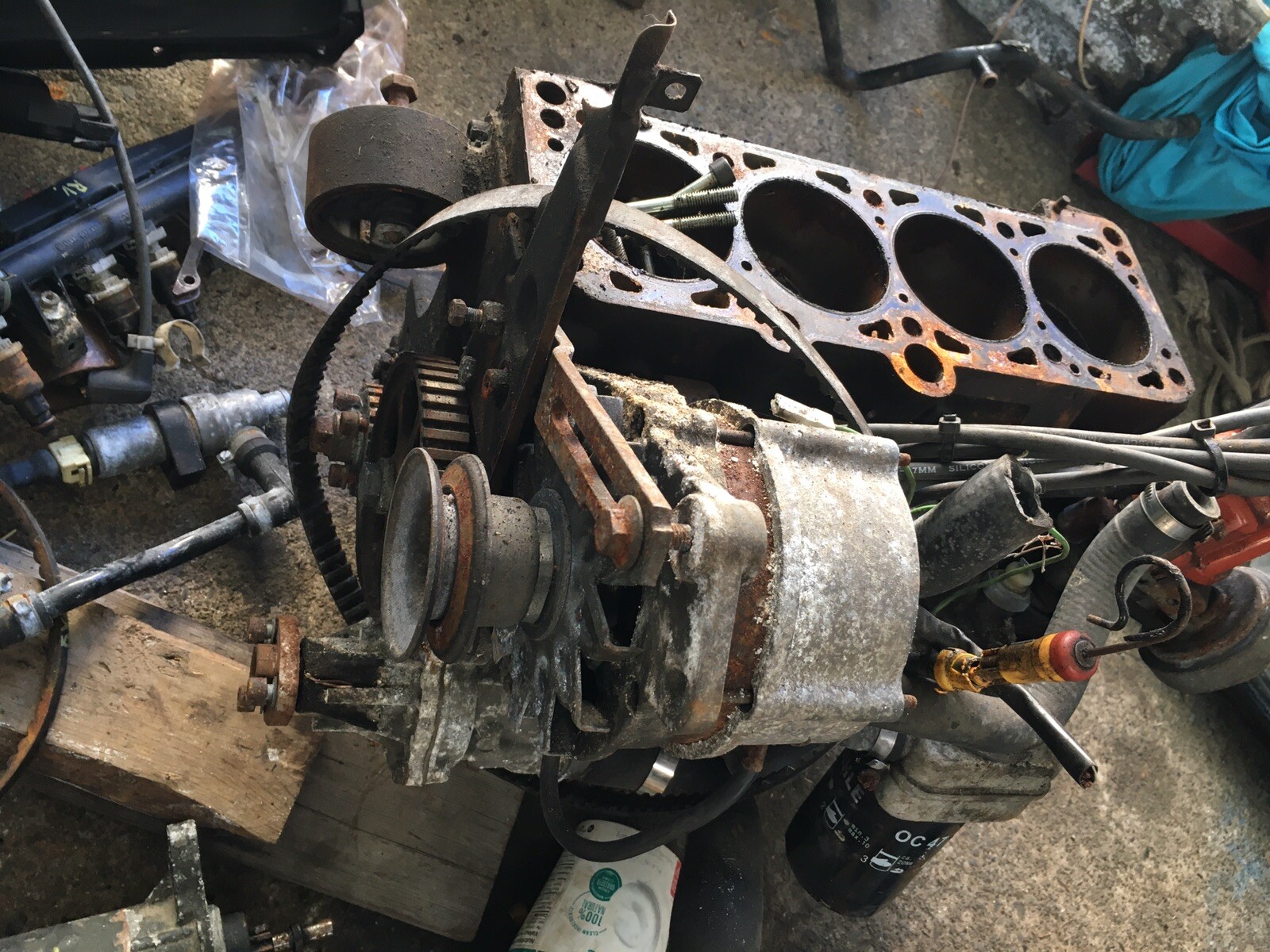 VW Engine Block JH 1.8 8v Mk1 OEM Germany Rabbit Cabriolet Scirocco ...