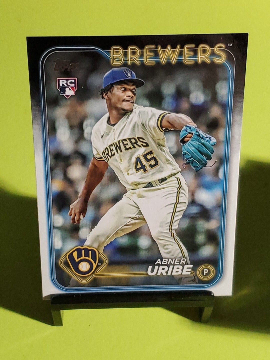 2024 Topps Series 1 #310 Abner Uribe Rookie Milwaukee Brewers | eBay