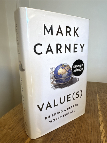 Value(s) by Mark Carney SIGNED 2021 UK 1st/1st HB William Collins | eBay UK