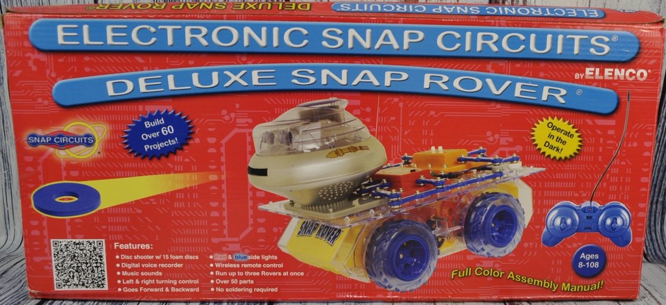 Snap Circuits Lot SCROV-50 Snap Rover Educational Radio Controlled ...