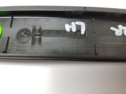 11-16 BMW 528i Exterior Rear Rail Window Guide Cover Left 51337199307 ...