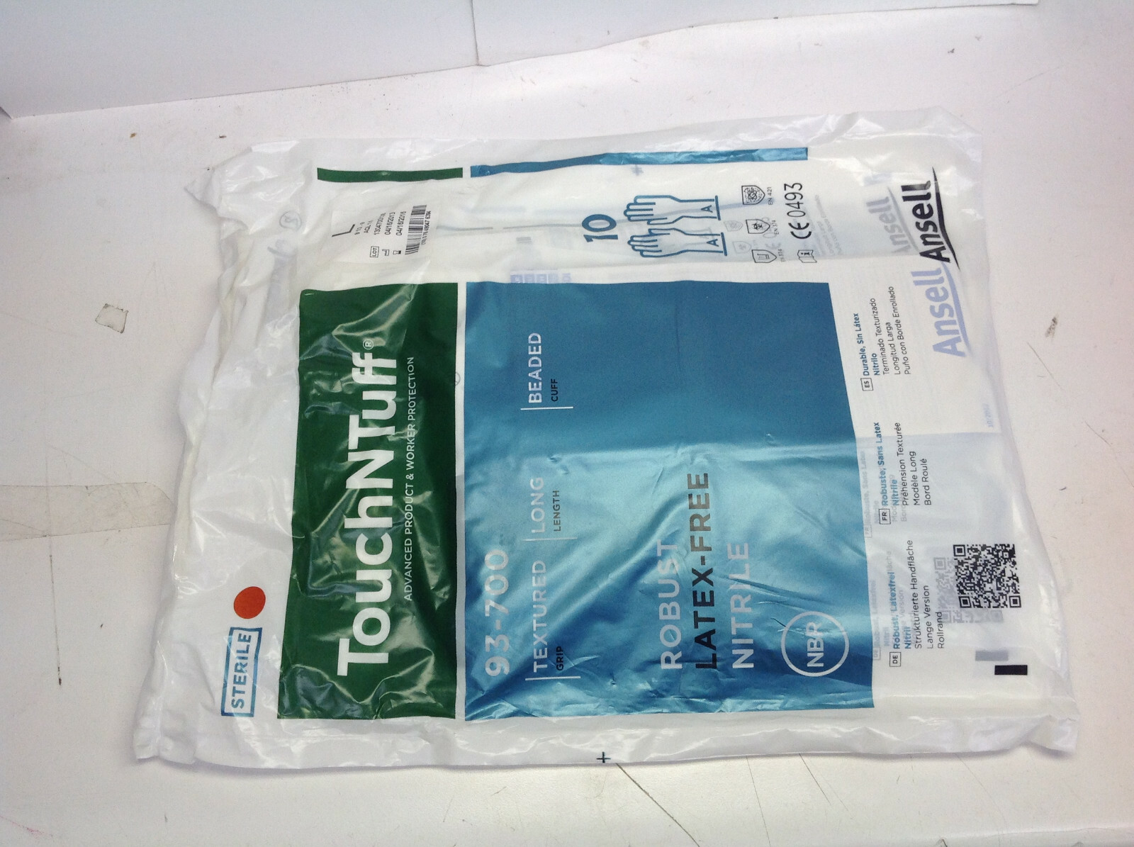 Ansell Touch-N-Tuff Sterile Nitrile Gloves 93-700 Lot of 30pairs (#1884 ...