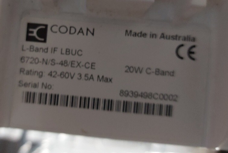CODAN 6720-N/S-48/EX-CE 20W BUC C-Band STANDARD , M&C | eBay