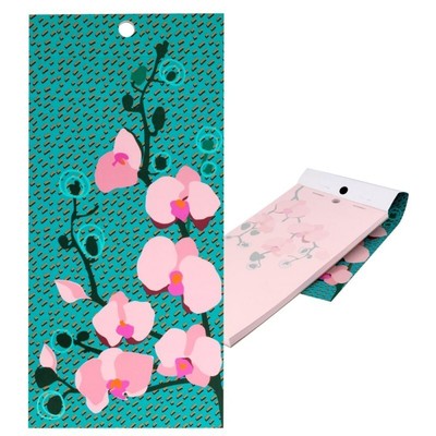 Bloc note magnétique pour frigo PYLONES Orchidée | eBay