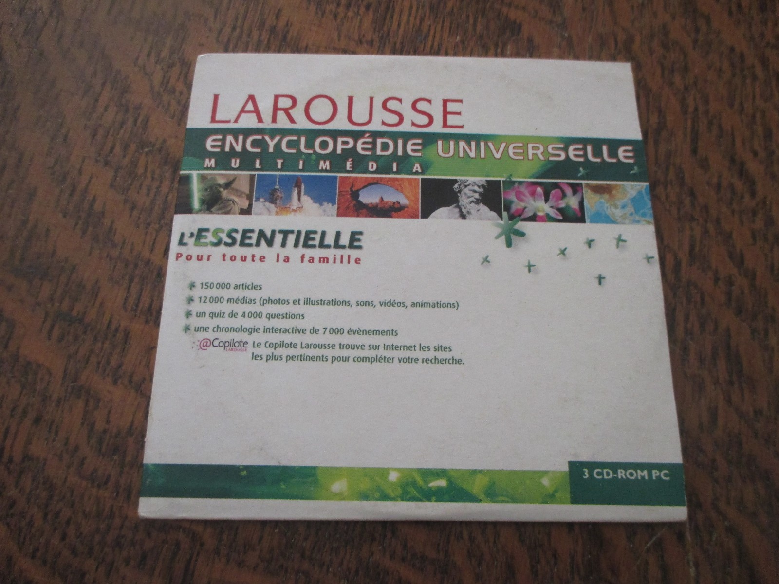 pc cd-rom larousse encyclopedie universelle multimedia windows 98/2000 ...