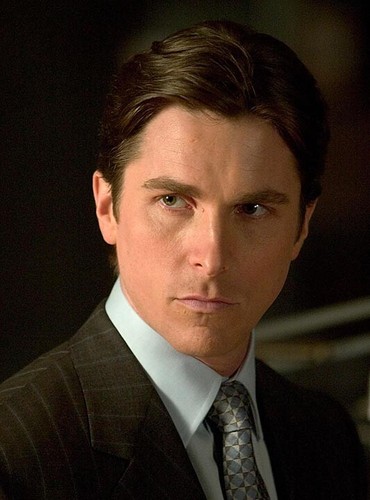 Batman Begins 2005 Christian Bale as Bruce Wayne handsome in suit Photo ...