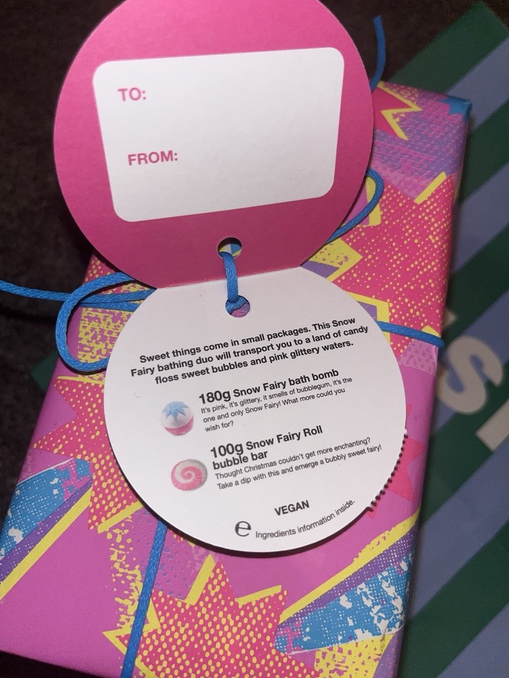 Brand New Limited Edition Sold Out Lush Snow Fairy Gift Set - Bath ...