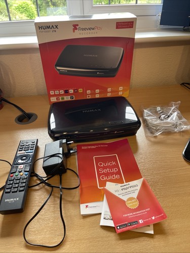 Humax FVP-5000T - 1TB - HDD Recorder Smart Freeview Play HD TV Receiver ...