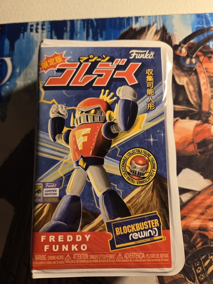 Funko Rewind Robot Freddy Funko Mecha Freddy Blockbuster SDCC 2023 Con ...