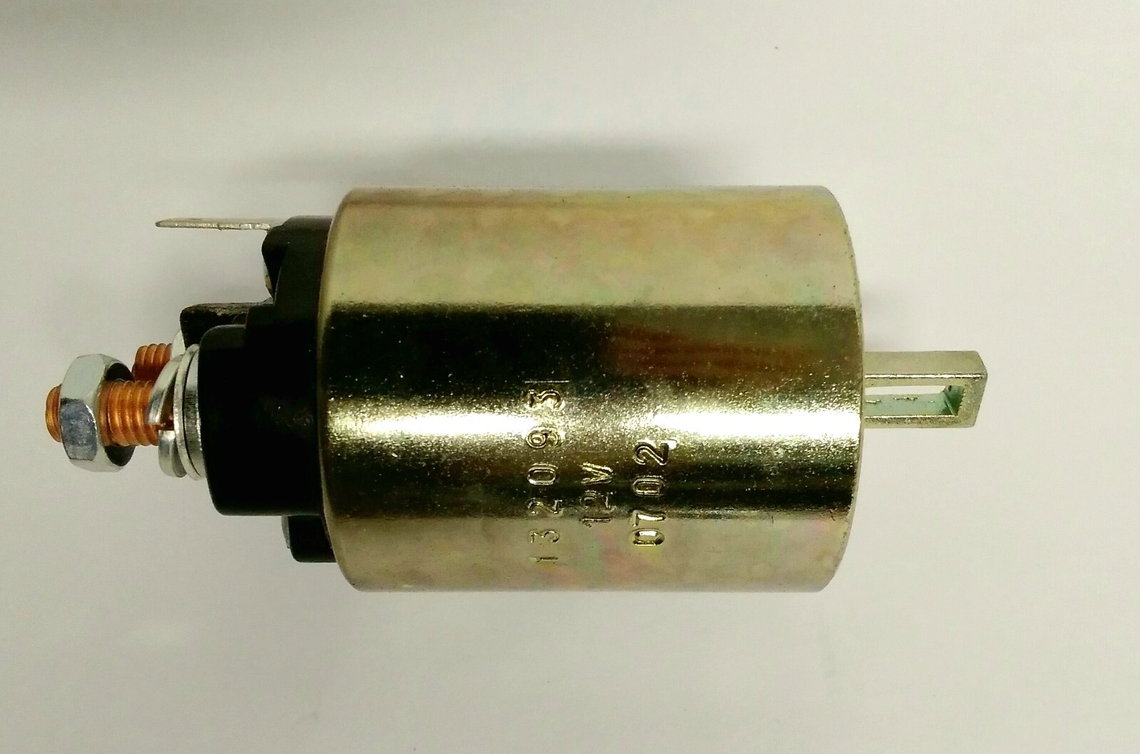 12V Delco SOLENOID 3-Terminal Cargo 132093 for Hitachi Yanmar Nissan ZM ...