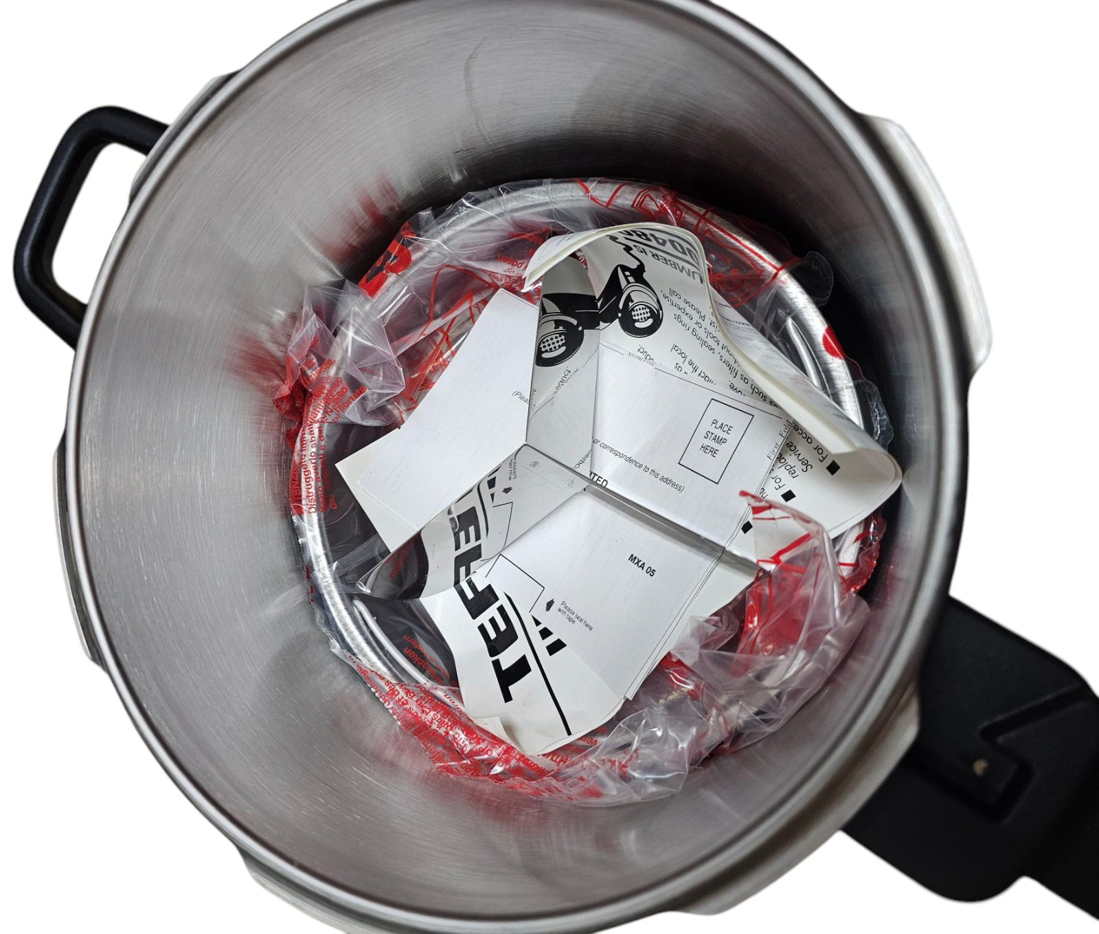 New Old Stock Vintage Tefal 6L Aluminium Pressure Cooker 1994 Made In ...