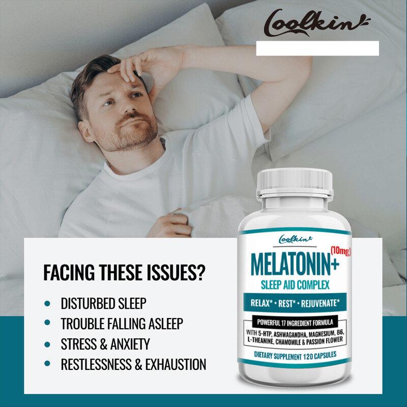 Melatonin+Sleep Aid Complex - with Ashwagandha - Improve Sleeping ...