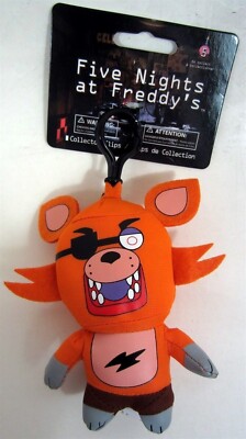 Five Nights at Freddy's FOXY 5" Plush Clip Keychain Official Licensed ...