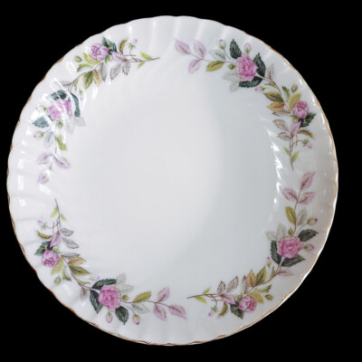 Creative Regency Rose Pink Roses Gray Green Leaves Coupe Soup Bowl | eBay