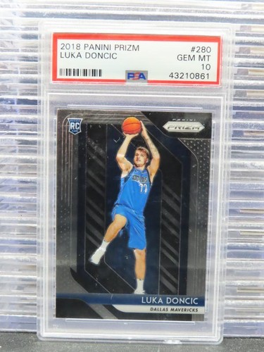2018-19 Prizm Luka Doncic Rookie Card RC #280 PSA 10 Mavericks | eBay