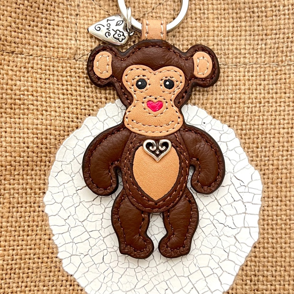 BRIGHTON Leather Handbag Charms Fobs Key Chains NWT $45-50 | eBay