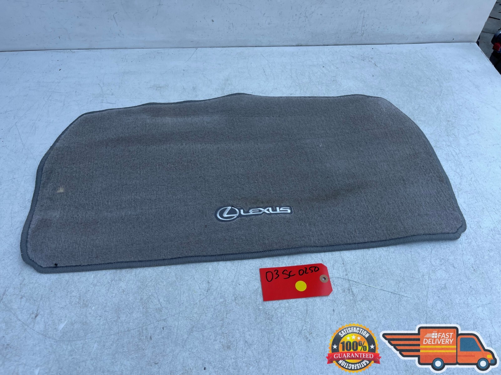 2002-2010 LEXUS SC430 TRUNK MAT LINER FLOOR CARPET TRIM COVER PANEL OEM ...