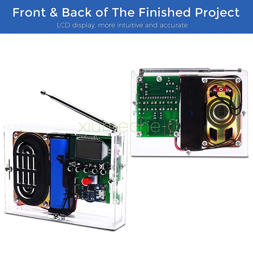 NEW FM Radio Receiver 76-108MHz Frequency Modification Wireless Radio ...
