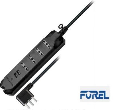 Usb Power Strip Cable 1.5 m 4 Outlets 10/16A+T Bypass 31500621 | eBay