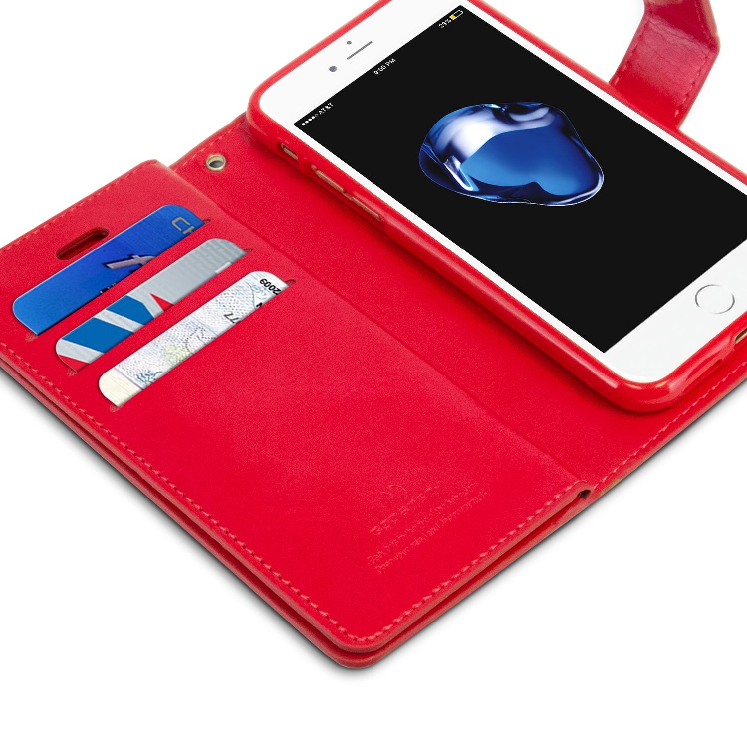 Flip Wallet Case Fit iPhone 7 8 Plus SE Flip Case Cover 6 6s Card ...